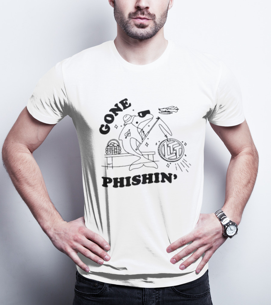 Gone Phishin Miami Dolphins Lure Catch T-Shirt
