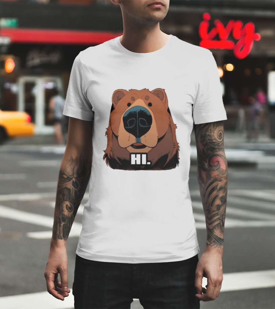 HI BYE BEAR HI T-Shirt