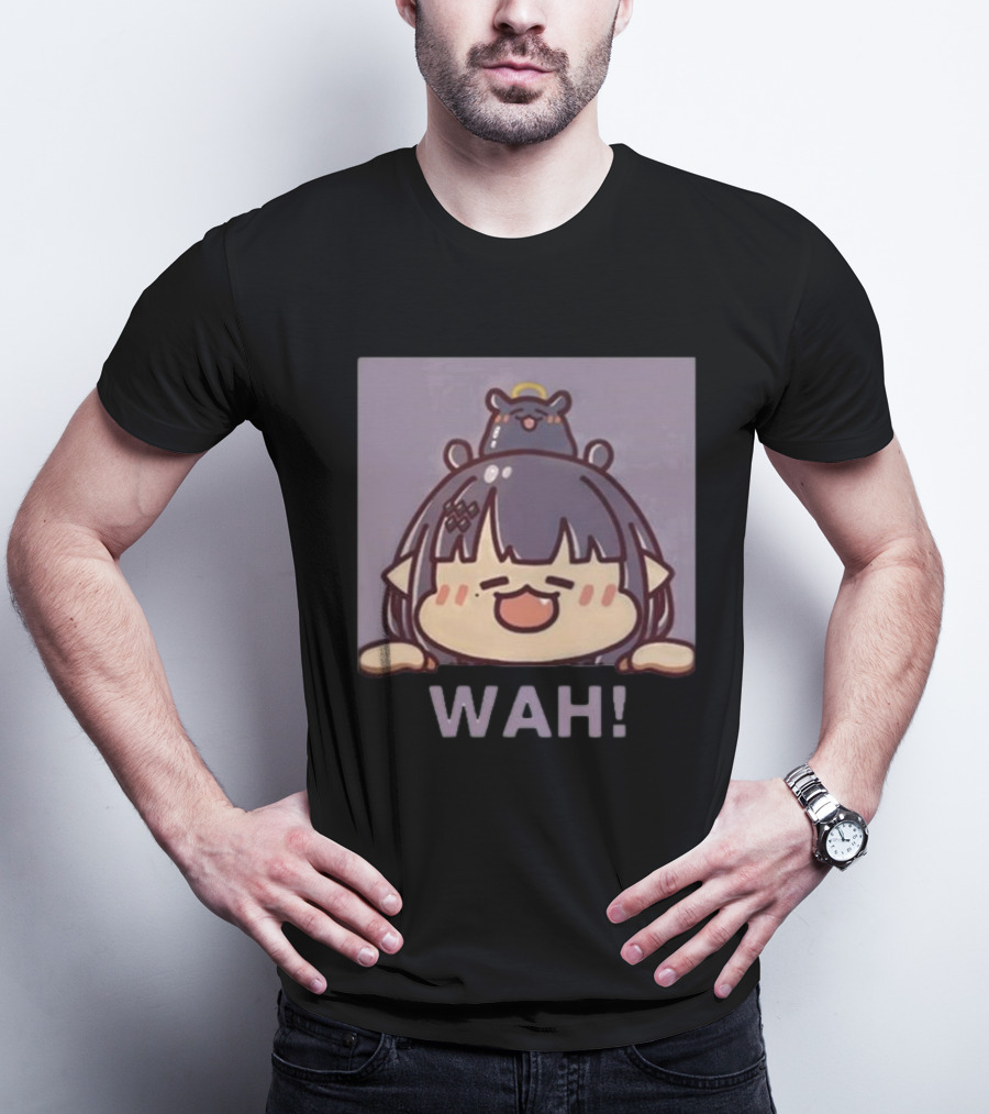 Hololive WAH Win All Heart Cute Anime Character T-Shirt