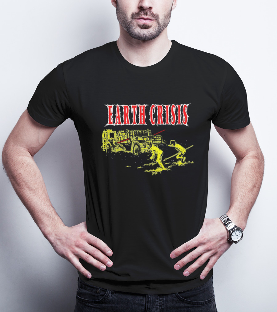 EARTH CRISIS Death Machines Human Conflict Scene T-Shirt