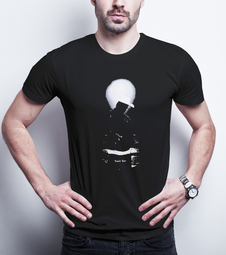 Lonely Boy Paradise Black Enigmatic Silhouette Hat Contrast T-Shirt