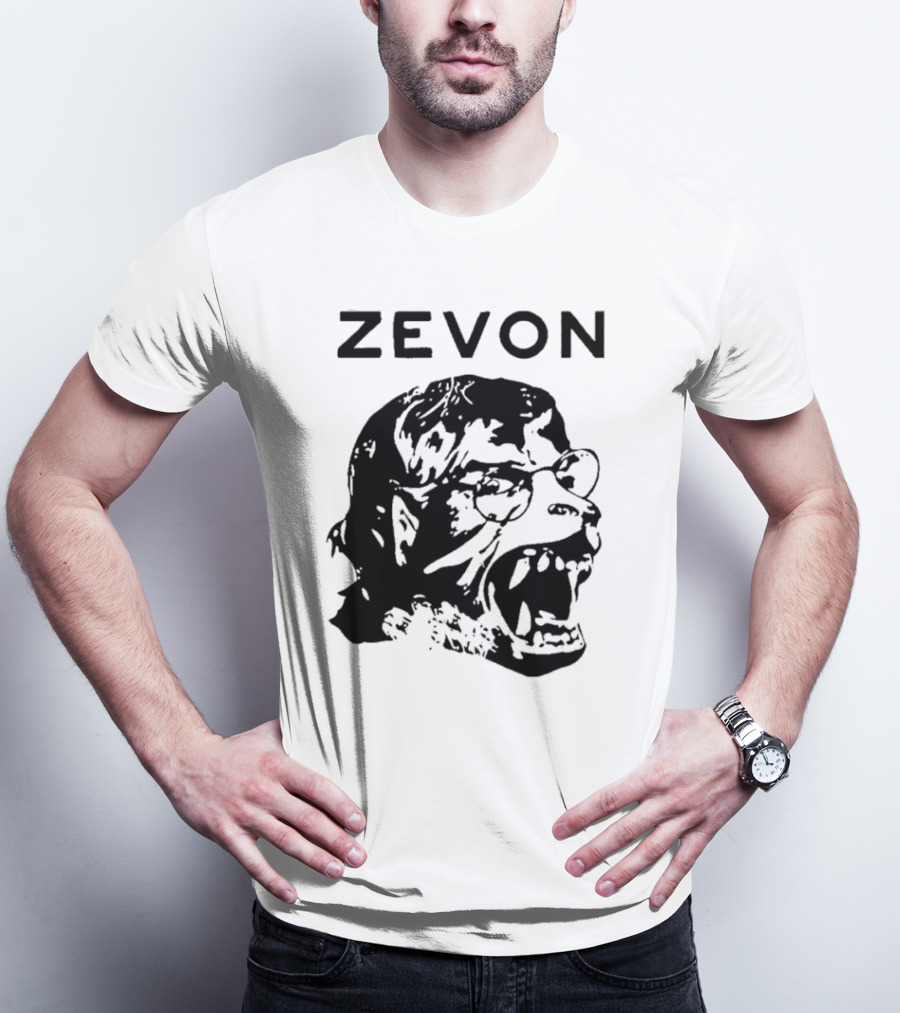 Zevon Angry Face Drawing T-Shirt