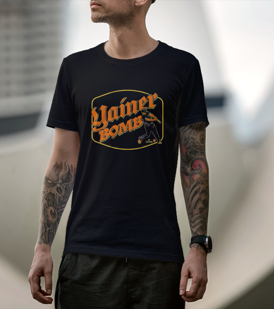 Yainer Diaz Yainer Bomb Baseball Players T-Shirt