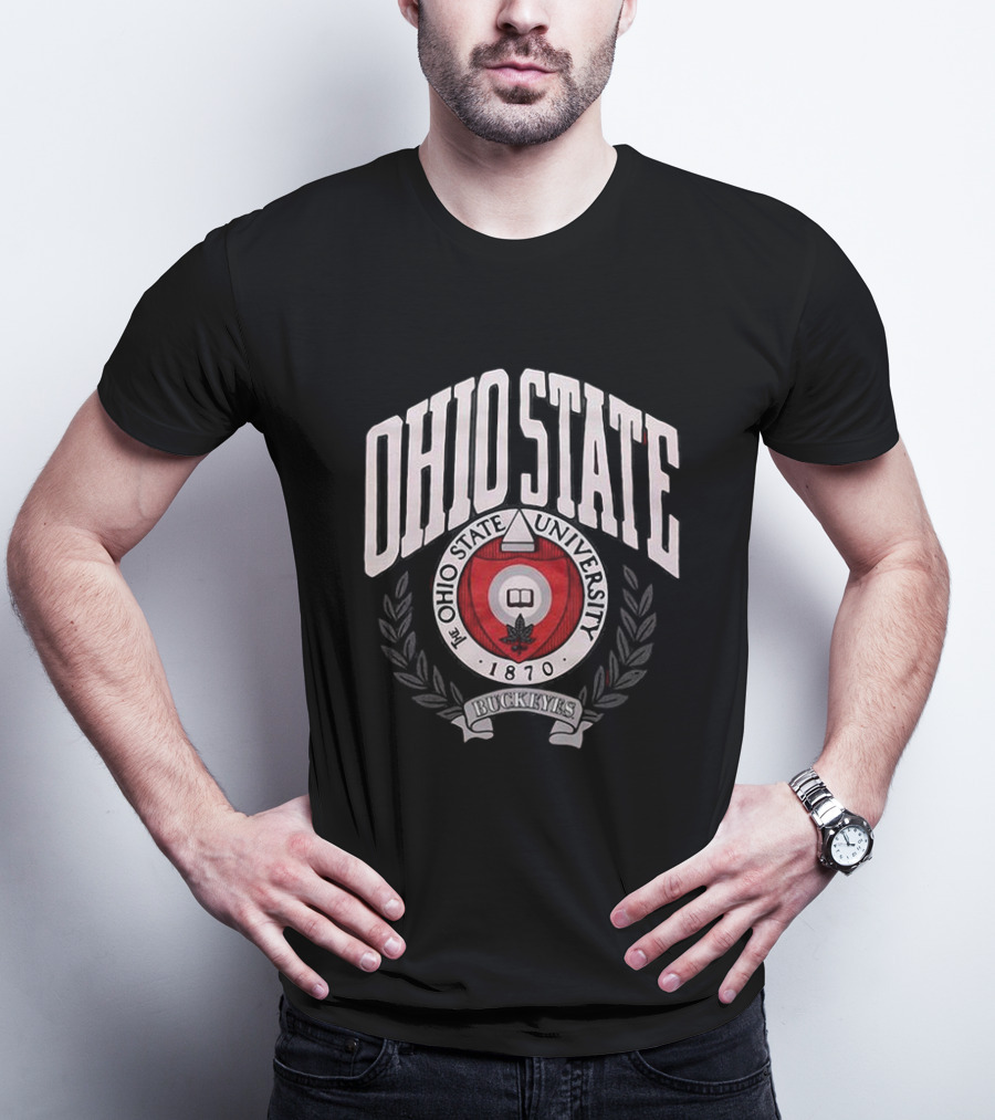 Ohio State University Buckeyes 1870 Seal Bold T-Shirt