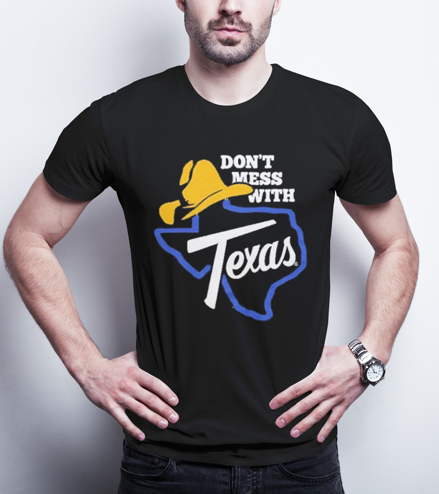 Don't Mess With Texas State Bobcats Football Cowboy T-Shirt