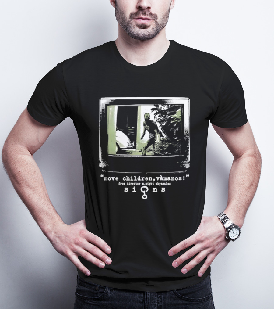 Move Children Vamanos From Director M.Night Shyamalan Signs T-Shirt