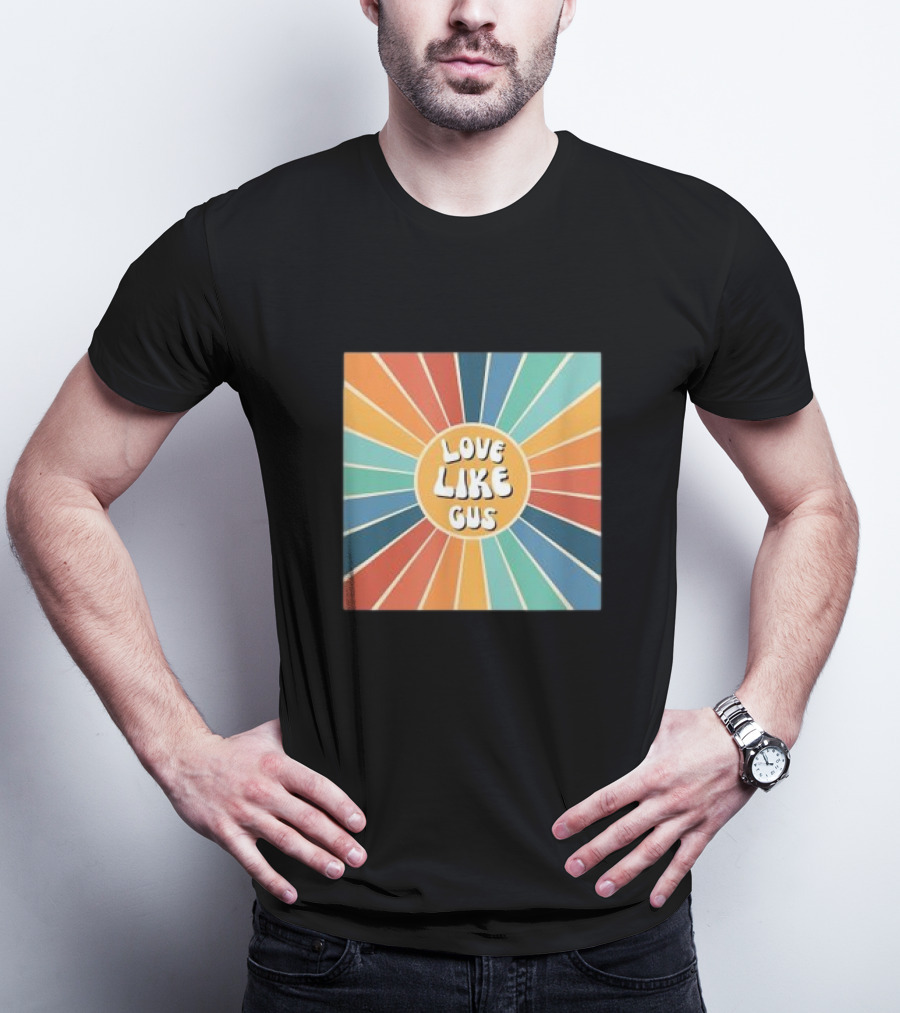 Love Like Gus Retro Sunshine Stripes T-Shirt