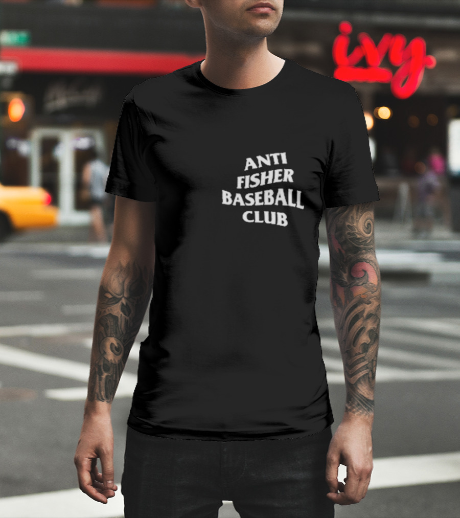 Anti Fisher Baseball Club Aesthetic Trend T-Shirt