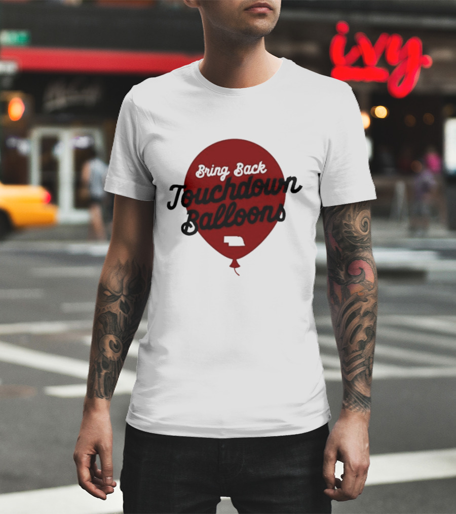 Bring Back Touchdown Balloons Football Celebration T-Shirt