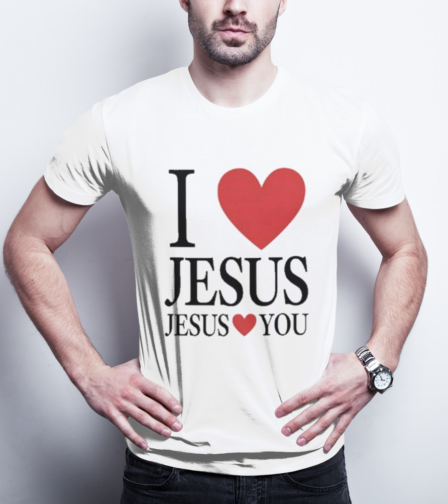 Bryce Crawford I Heart Jesus Jesus Loves You T-Shirt