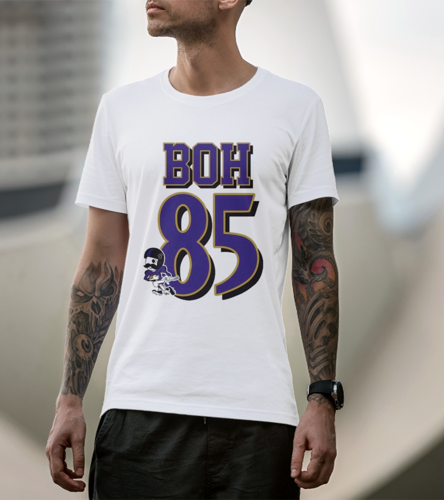 BOH 85 Game Day Football Player T-Shirt