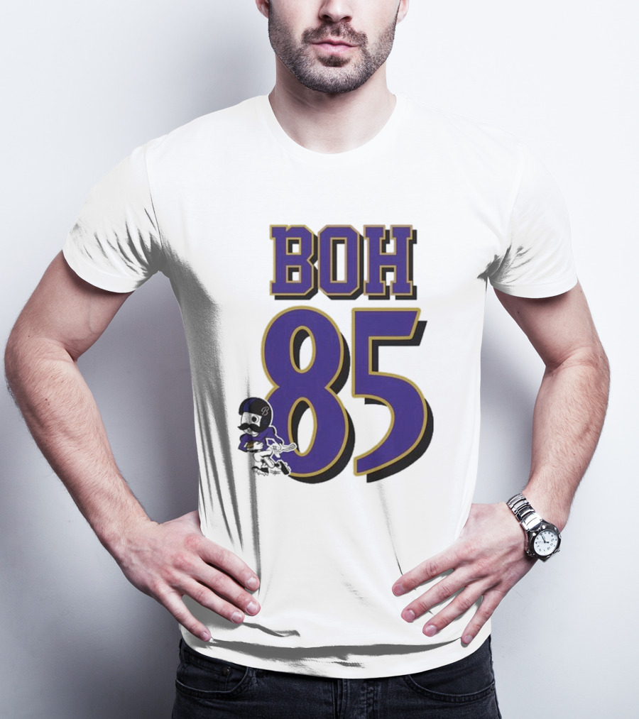 BOH 85 Game Day Football Player T-Shirt