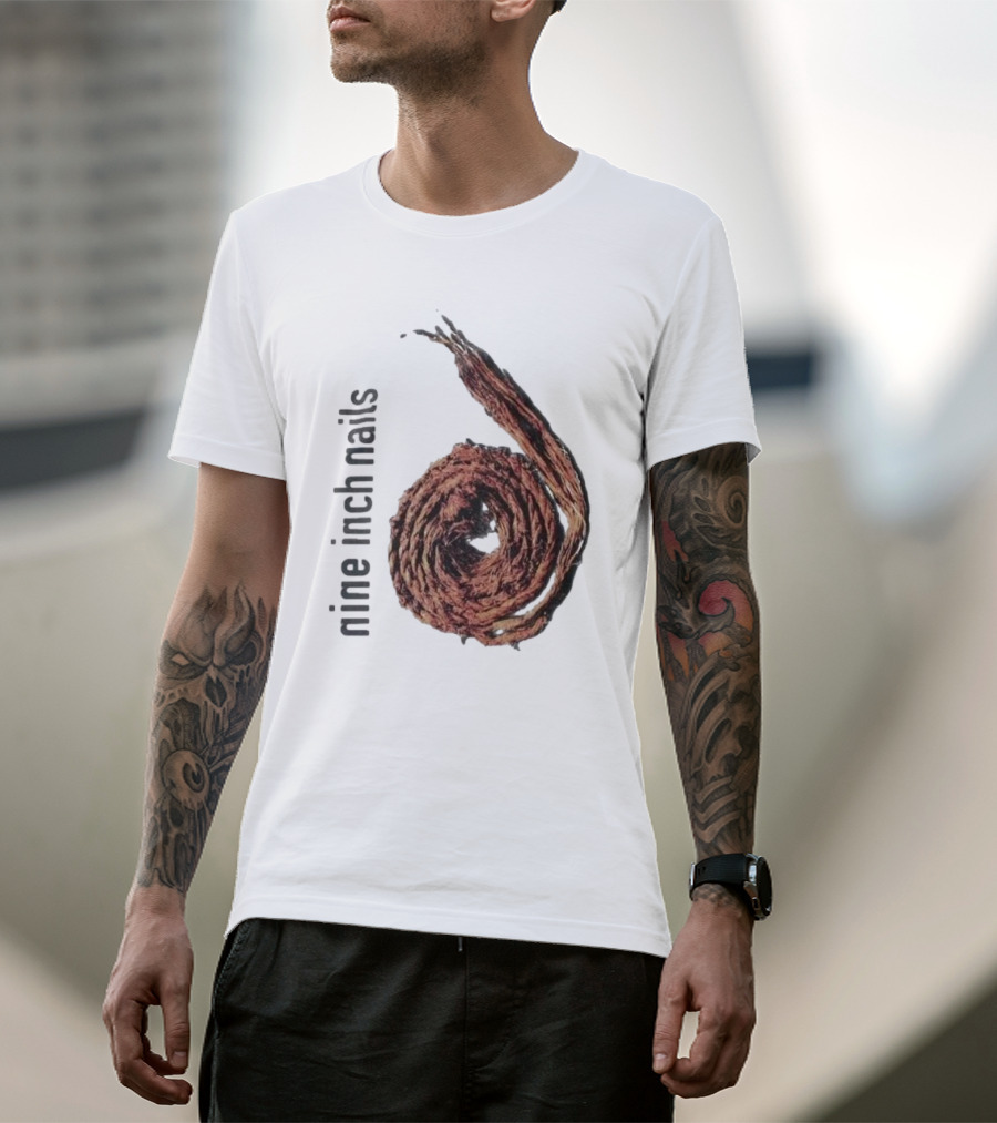 Nine Inch Nails Rope Coil Black T-Shirt