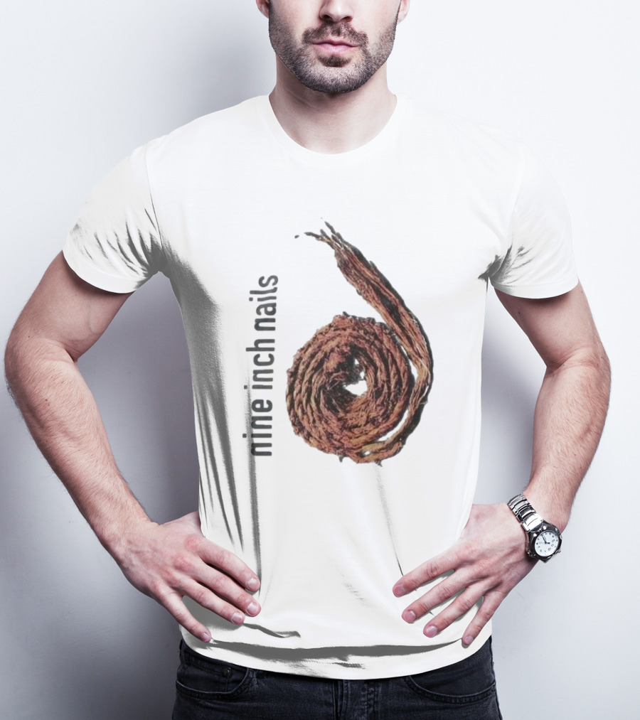 Nine Inch Nails Rope Coil Black T-Shirt