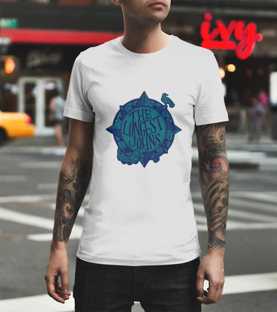 The Longest Johns Octopus Compass Jade T-Shirt