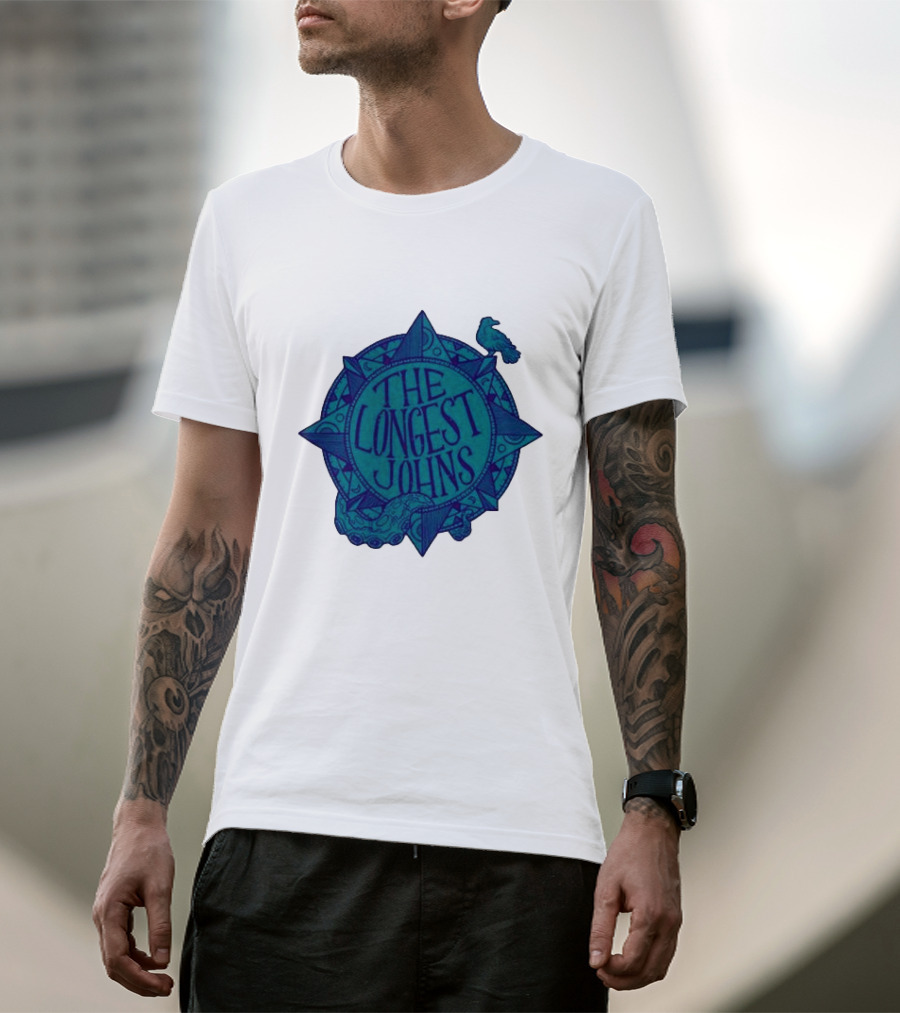 The Longest Johns Octopus Compass Jade T-Shirt