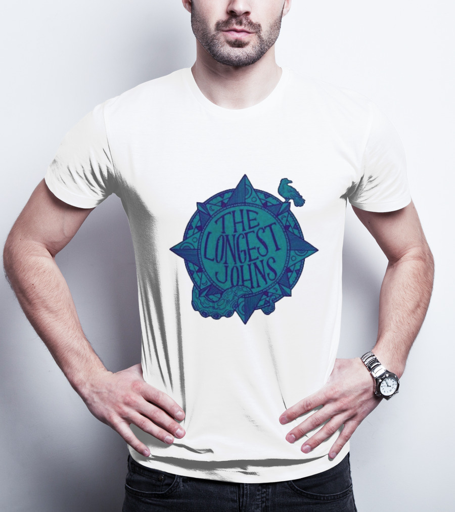 The Longest Johns Octopus Compass Jade T-Shirt