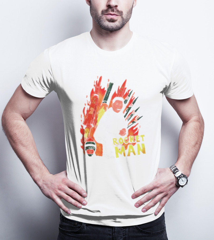 Penkmatters Rocket Man Korean Leader With Missiles T-Shirt