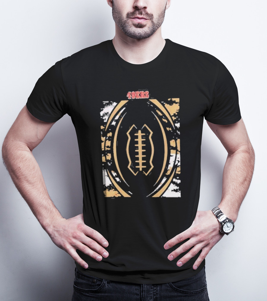 San Francisco 49ers 49ers Football Oval T-Shirt
