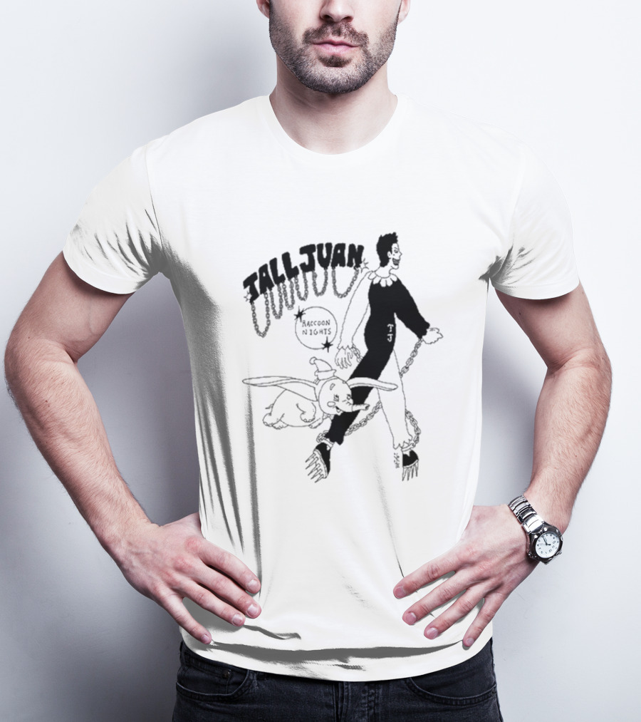 Tall Juan Raccoon Nights With Dumbo Character T-Shirt