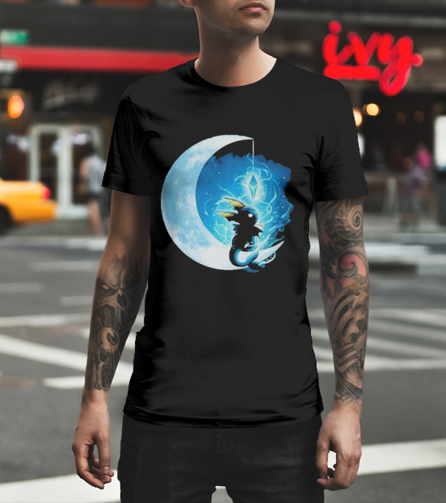 Water Stone Moon Dragon Vallina84 T-Shirt
