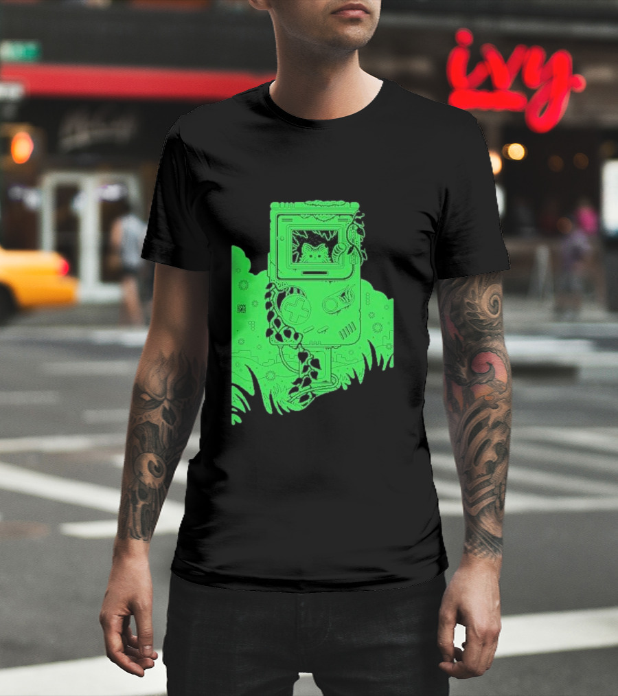 Abandoned Glow Retro Creature Drew Wise T-Shirt