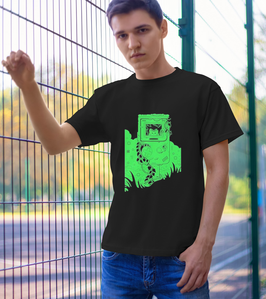 Abandoned Glow Retro Creature Drew Wise T-Shirt