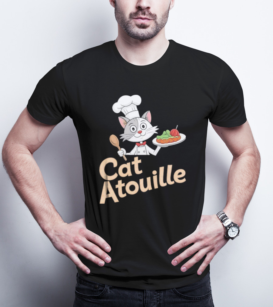 Cat Atouille Chef Cat With Ratatouille T-Shirt