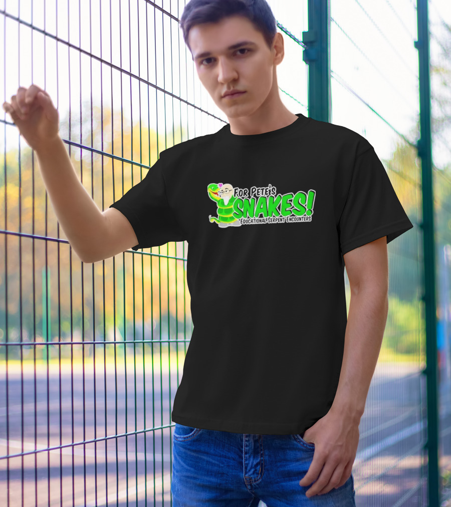 For Pete’s Snakes Educational Serpent Encounters Interactive Experience T-Shirt