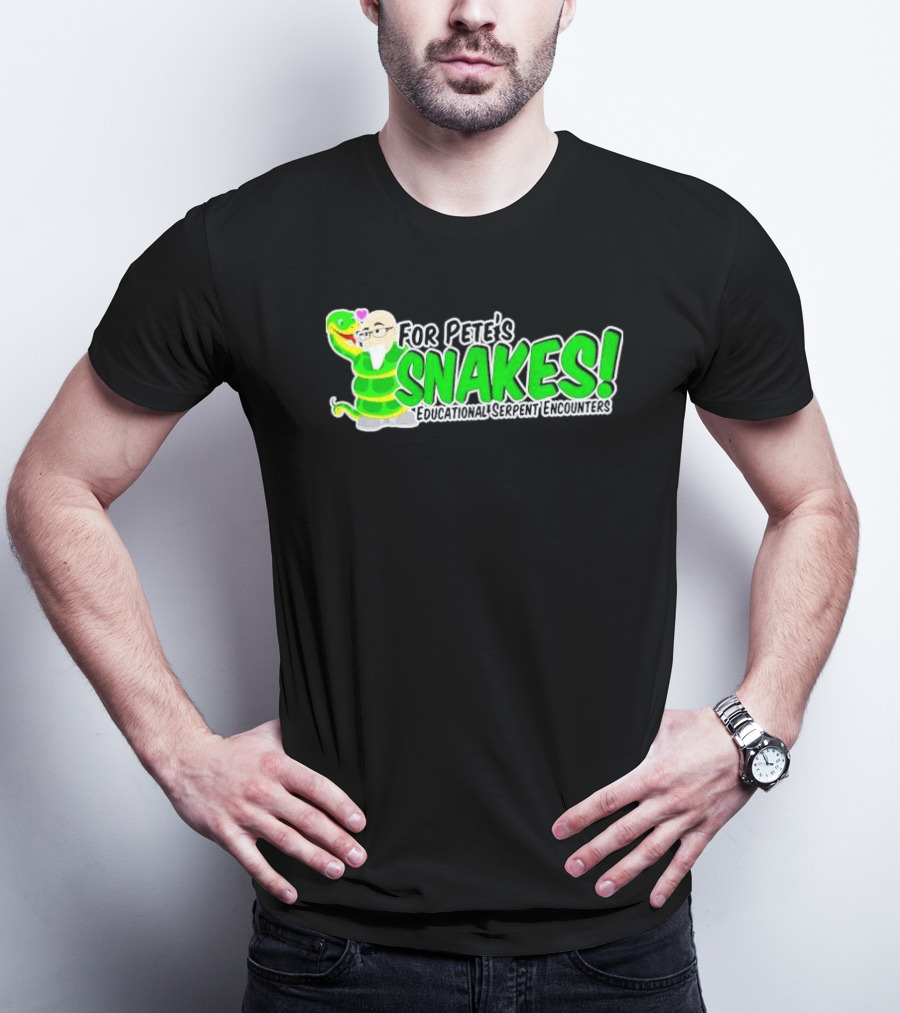 For Pete’s Snakes Educational Serpent Encounters Interactive Experience T-Shirt