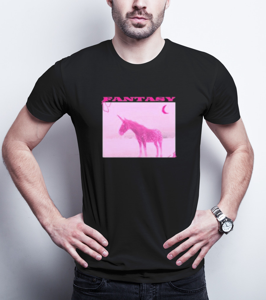 Fantasy Pink Unicorn Indigo De Souza T-Shirt