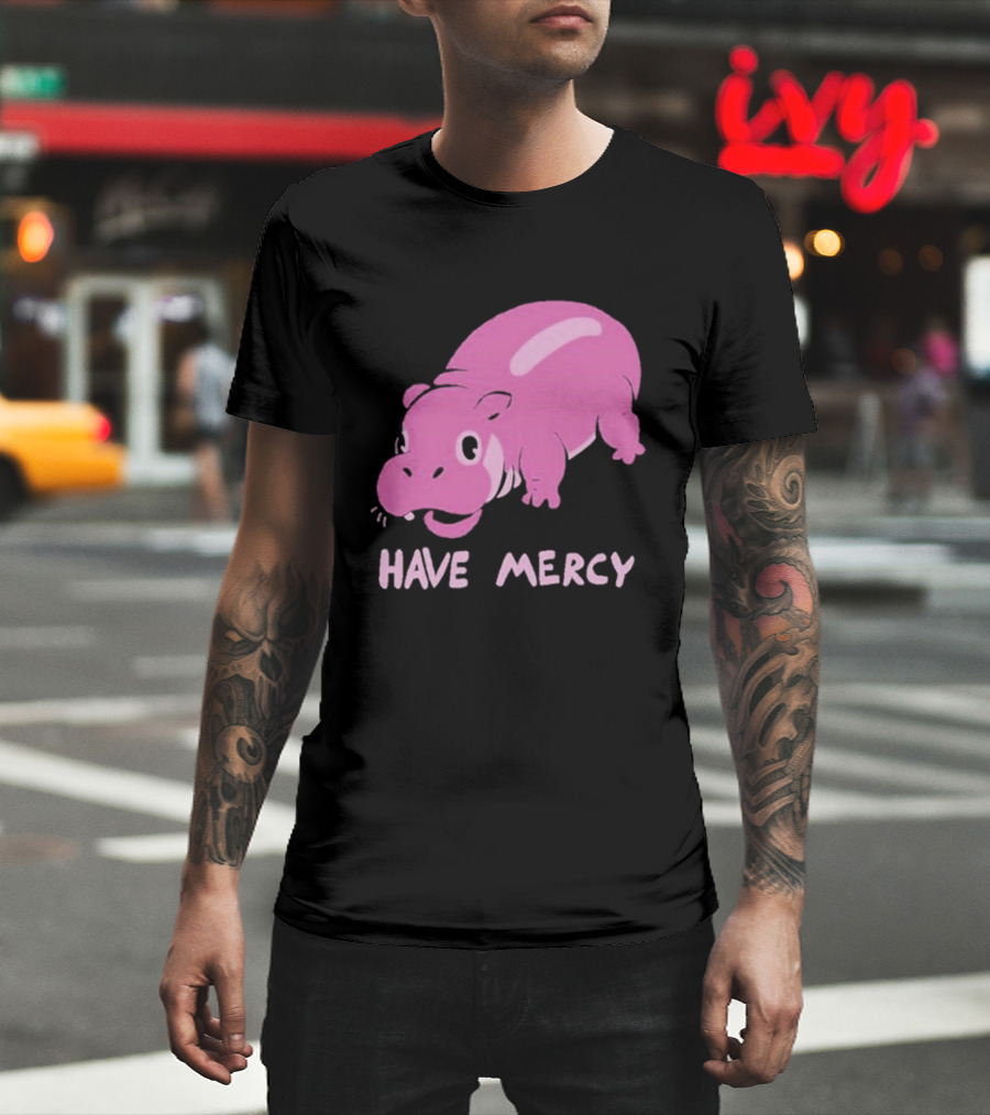 Have Mercy Pink Hippo T-Shirt