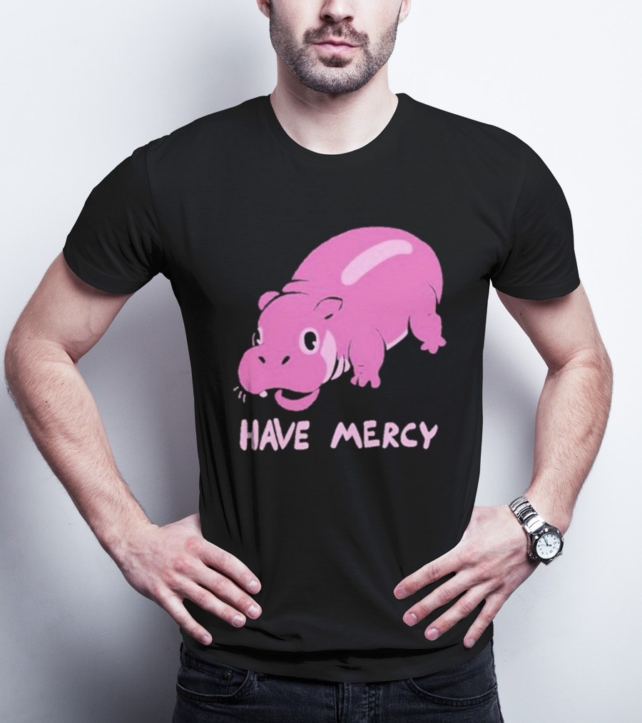 Have Mercy Pink Hippo T-Shirt