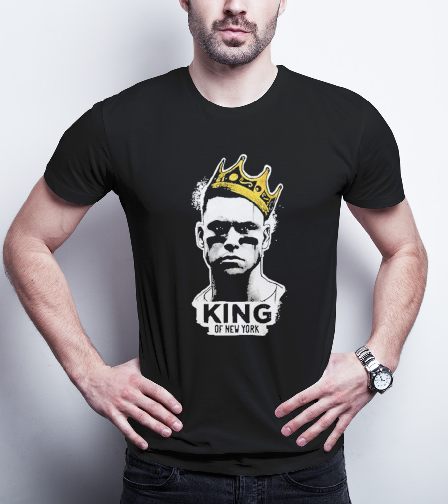 King Of New York Judge Baseball Icon With Crown T-Shirt