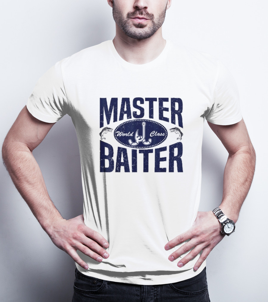 World Class Master Baiter Fishing Bait Hooks T-Shirt