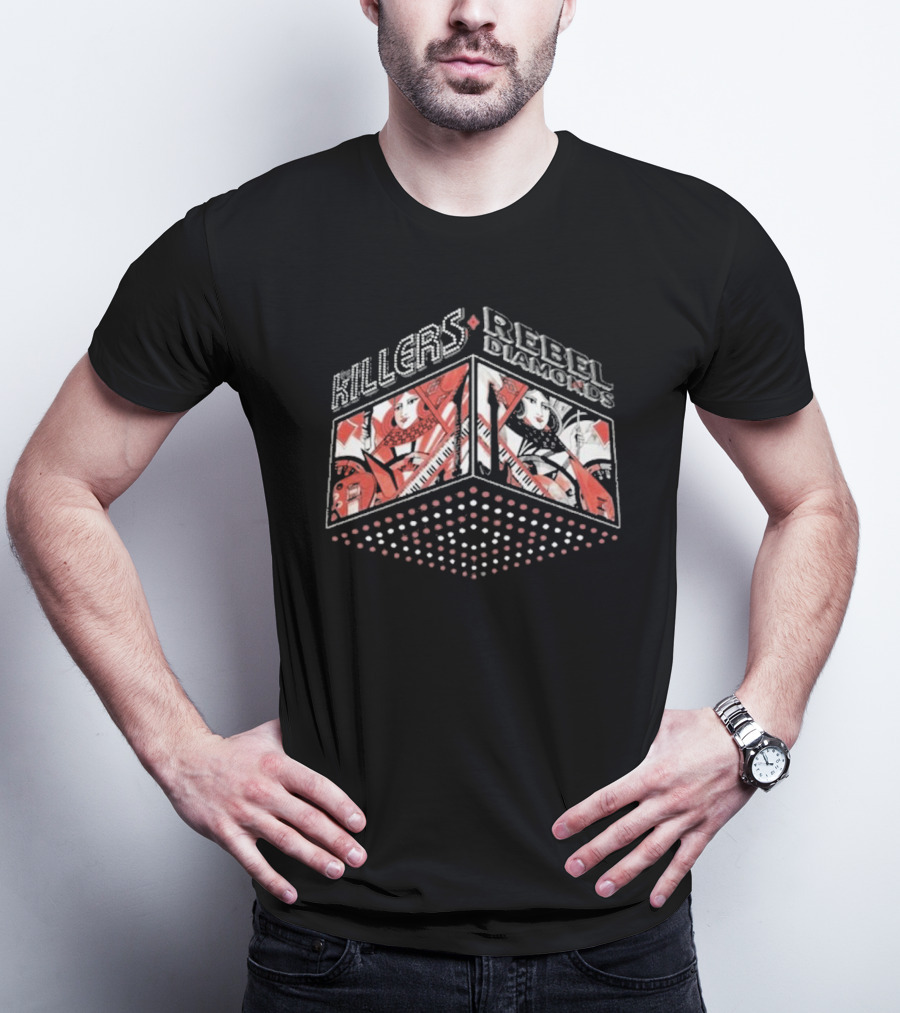Killers Rebel Diamonds Vintage Cube T-Shirt