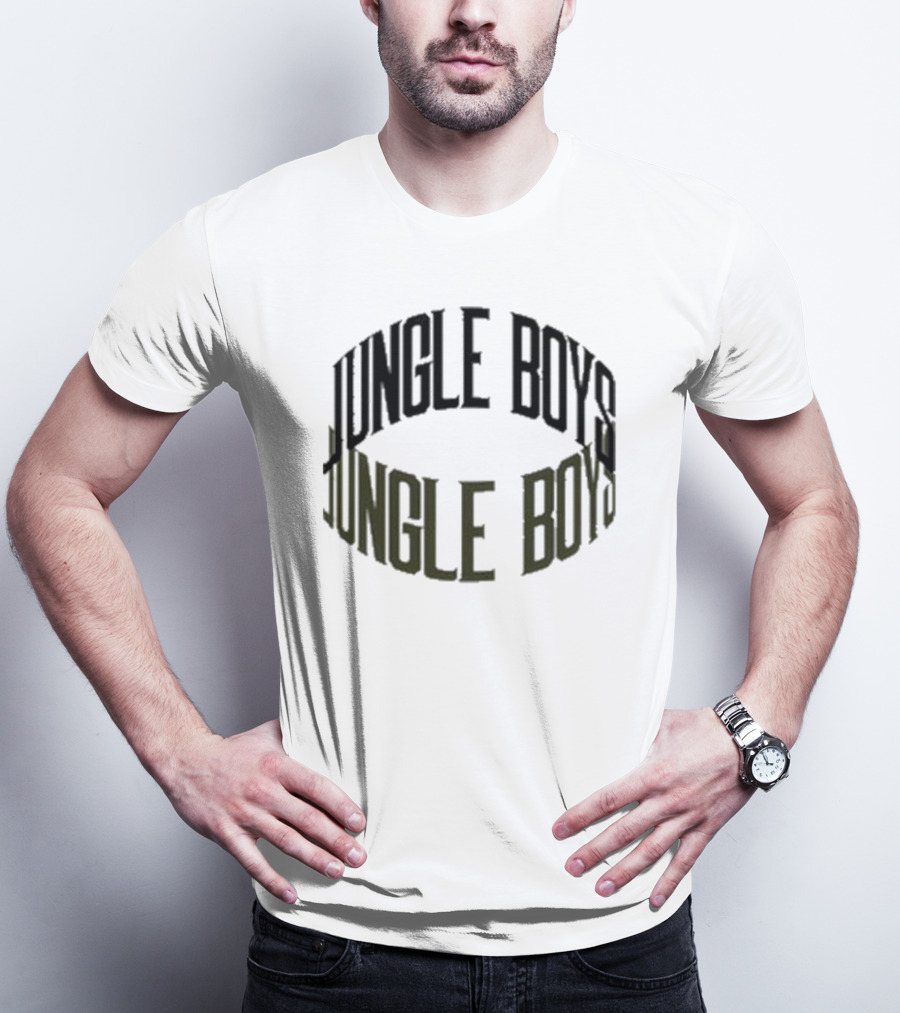 Jungle Boys 2D Optical Text Illusion T-Shirt