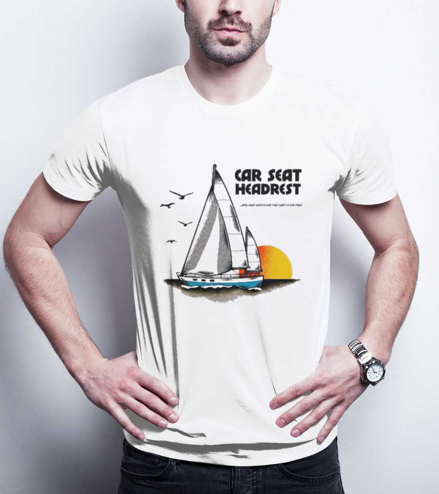 Car Seat Headrest Sunlit Sailing Adventure T-Shirt