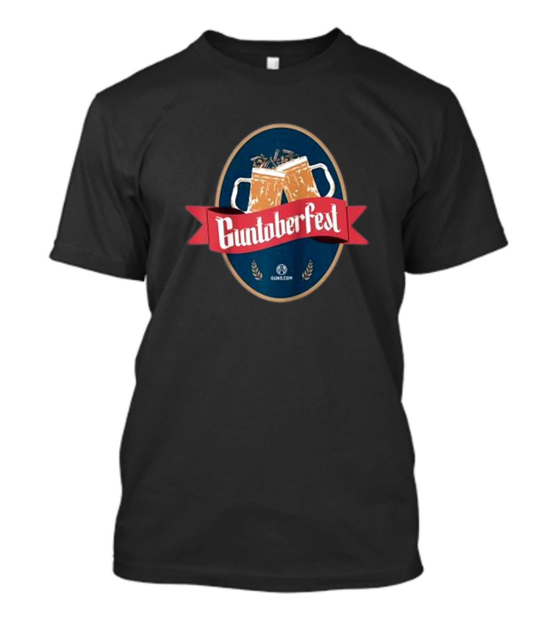 Guntoberfest Gun.com Raglan Baseball Oktoberfest Cheers T-Shirt