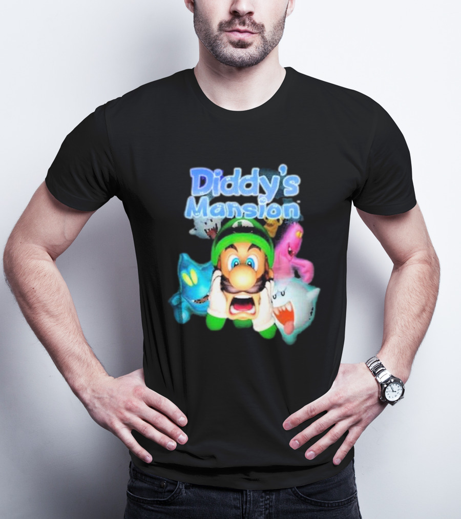 Diddy's Mansion Luigi Ghost Adventure T-Shirt