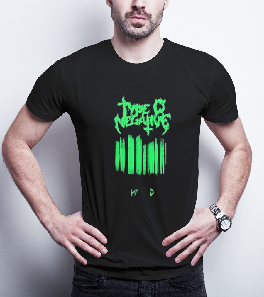 Type O Negative Haunted Black Green Barcode T-Shirt