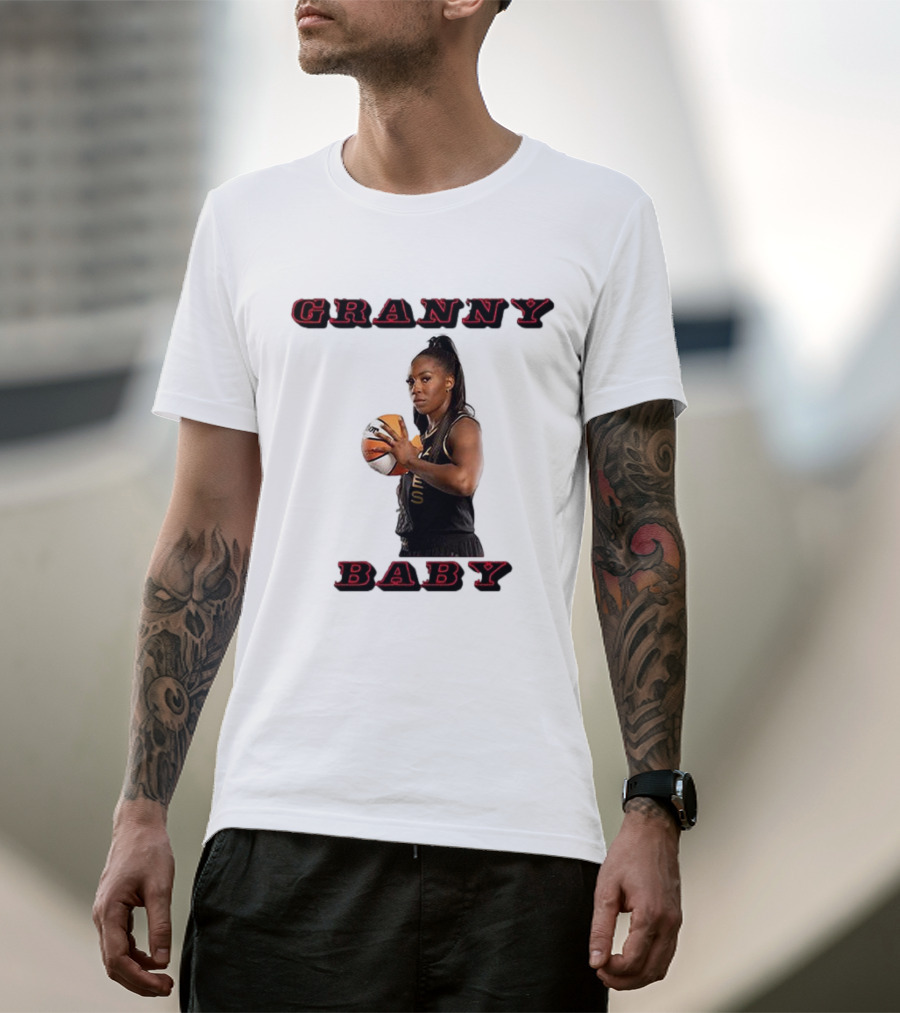 Granny Baby Basketball Player Chelsea Gray Ball Handling T-Shirt