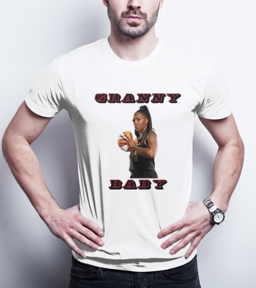 Granny Baby Basketball Player Chelsea Gray Ball Handling T-Shirt