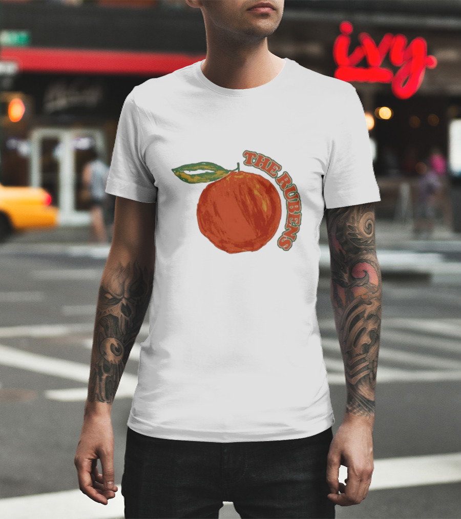 The Rubens Orange Artwork Soda T-Shirt
