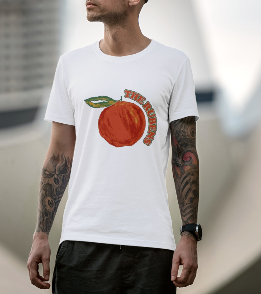 The Rubens Orange Artwork Soda T-Shirt