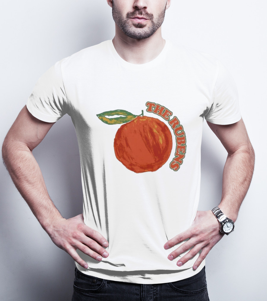 The Rubens Orange Artwork Soda T-Shirt