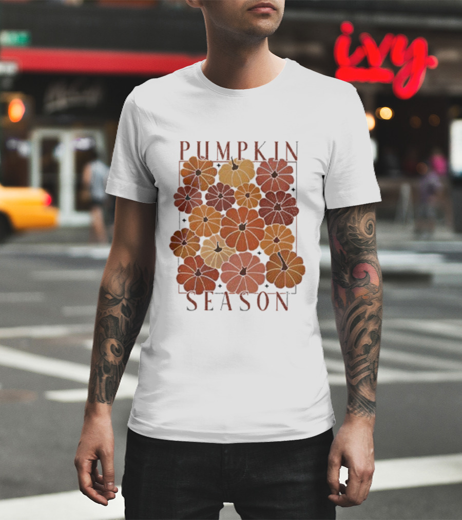 Pumpkin Season Autumn Harvest Bounty T-Shirt