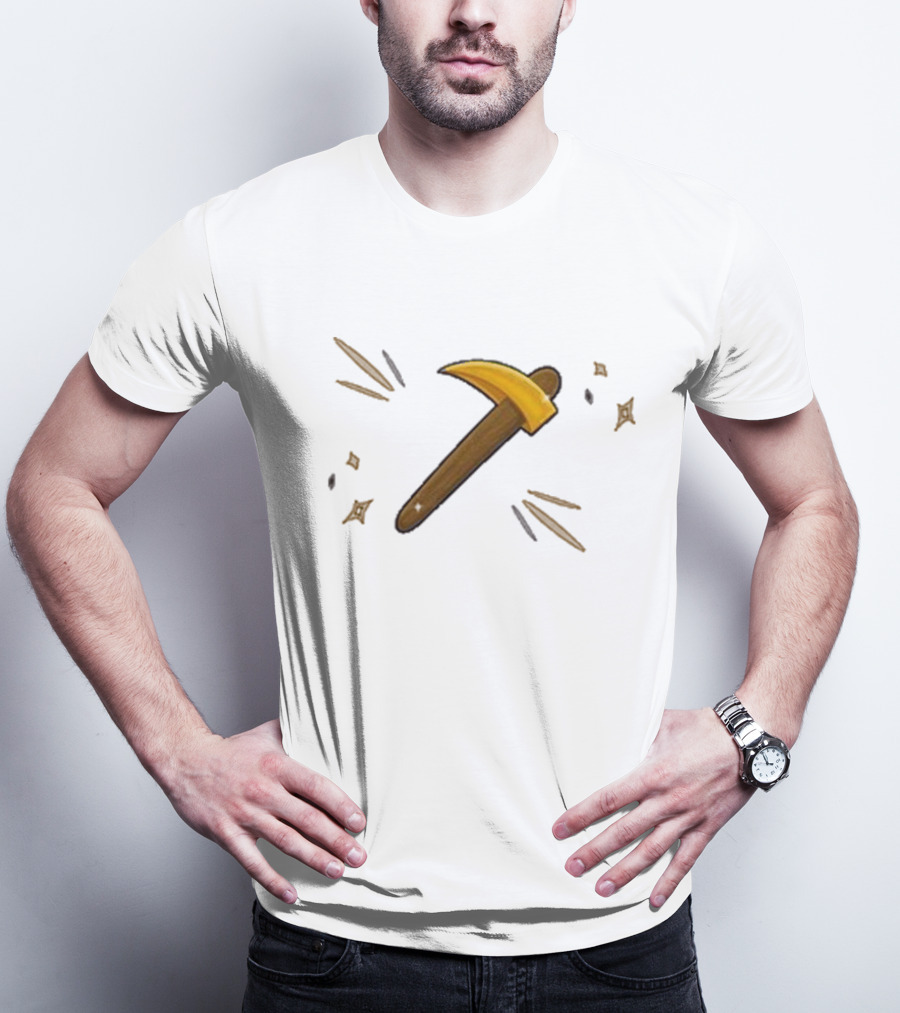 Christopher Escalante Golden Hoe Pickaxe Blast T-Shirt