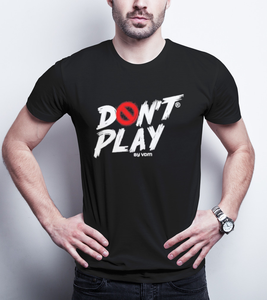 Martins Vincent Otse Don't Play VDM Red Circle T-Shirt