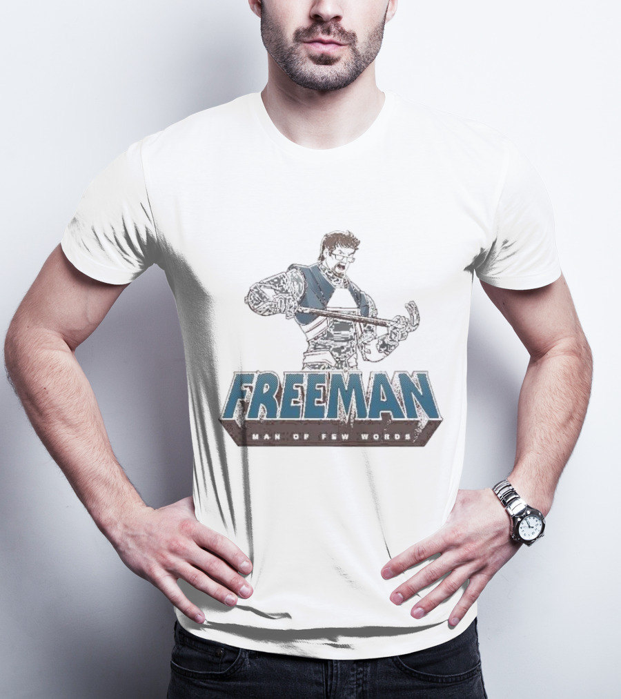 Freeman Man Of Few Words Crowbar Hero T-Shirt